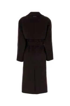 Calvin Klein Belted Wrap Coat With Long Sleeves