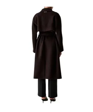 Calvin Klein Belted Wrap Coat With Long Sleeves
