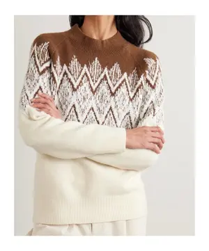 Varley Siren Fair Isle Knitted Sweater