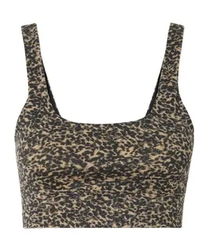 Varley Cori -print Freesoft Jersey Sports Bra - Leopard
