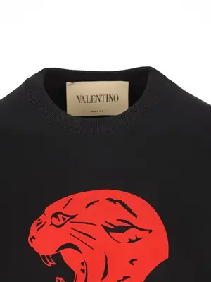 Valentino Garavani Animal Printed Crewneck Sweatshirt