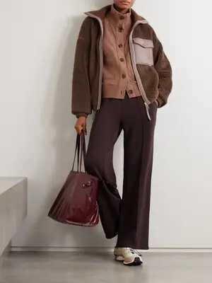 Varley Lowell Sherpa Jacket - Brown