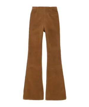 Veronica Beard Beverly Stretch-cotton Corduroy Flared Pants - Brown