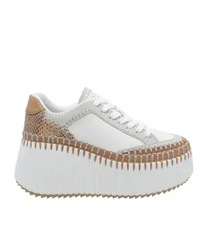 Chloé Nama Wedge Sneakers - Brown