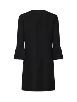 Valentino Garavani Pleated Cuff Dress