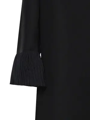 Valentino Garavani Pleated Cuff Dress