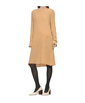 MAISON MARGIELA Wool Cashmere Knit Midi Dress