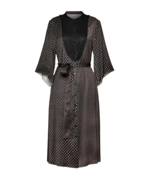MAISON MARGIELA Patchwork Paisley Print Midi Shirt Dress