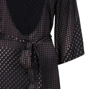 MAISON MARGIELA Patchwork Paisley Print Midi Shirt Dress