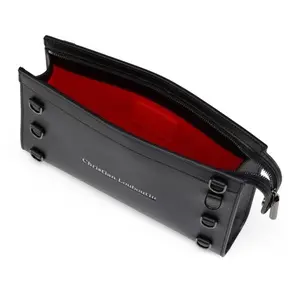 CHRISTIAN LOUBOUTIN Leather Multi-d Ring Crossbody Bag With Cardholder