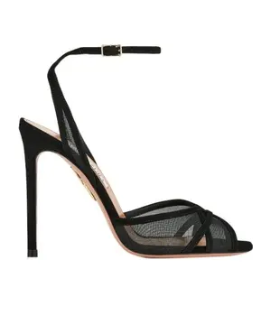 AQUAZZURA Shear Sandal 105 - Black