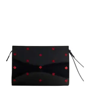 Dsquared2 Maple Leaf Leather Pouch