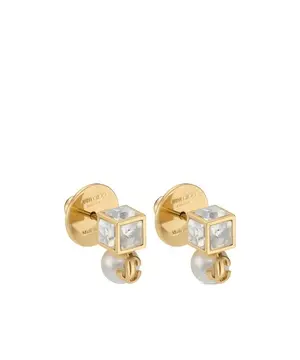 JIMMY CHOO Cube Earrings