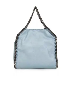 Stella McCartney Falabella Foldover Mini Tote Bag - Sky-blue
