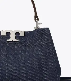 Tory Burch Mini Eleanor Denim Satchel