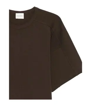 Closed Short-sleeve Panelled Dress