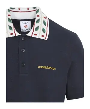 Casablanca Short-sleeved Polo Shirt