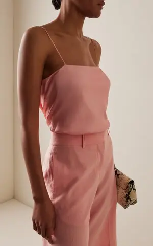 Another Tomorrow Camisole Silk Top