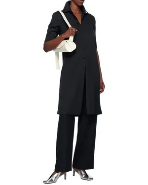 JIL SANDER Gabardine Wool Shirt