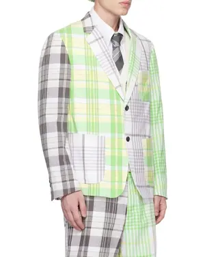 Thom Browne Checked Single-breasted Blazer