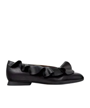Camper Casi Myra Leather Ballerinas - Black