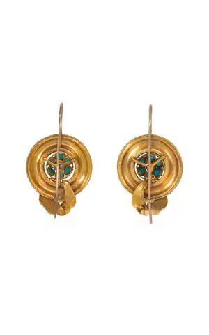 Kentshire Victorian Turquoise And Drop Earrings
