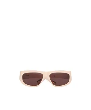 Jacquemus Rectangle Frame Sunglasses - Red