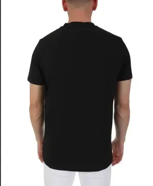 Karl Lagerfeld Round Collar Logo T-shirt