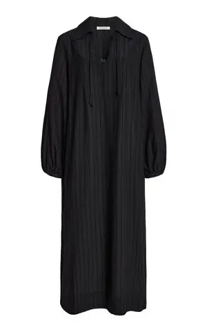 BY MALENE BIRGER Maisy Pleated Midi Dress - Black