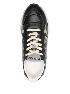 Pinko Leather Logo-detail Sneakers