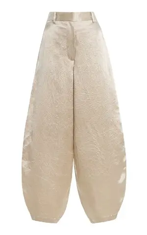 BY MALENE BIRGER Cassie Acetate Trousers - Silver