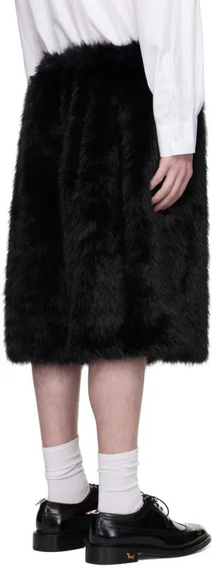 Simone Rocha Faux-fur Boxing Shorts