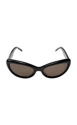 ST. AGNI 90s Square Sunglasses - Black