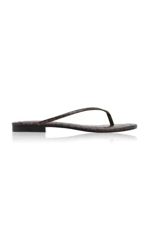 ST. AGNI Fine Flip Flop - Brown