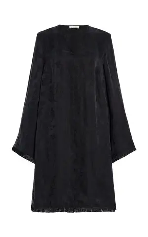 BY MALENE BIRGER Paulina Cupro-blend Tunic - Black