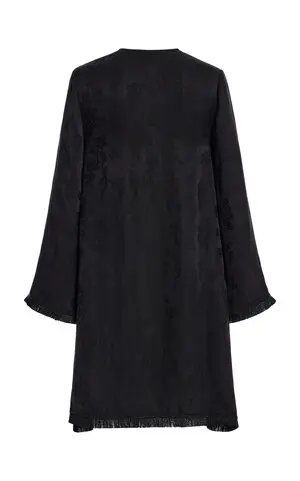 BY MALENE BIRGER Paulina Cupro-blend Tunic - Black