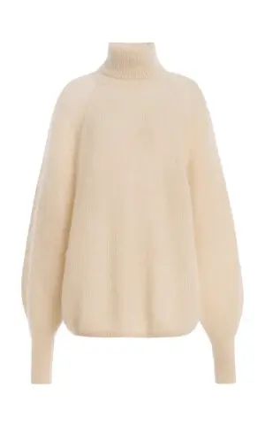 BY MALENE BIRGER Magoo Mohair-wool Turtleneck Sweater - Off-white