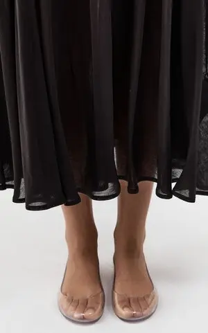 ST. AGNI Jelly Ballet Flat - Clear