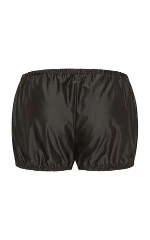ST. AGNI Paper Taffeta Petite Silk Shorts