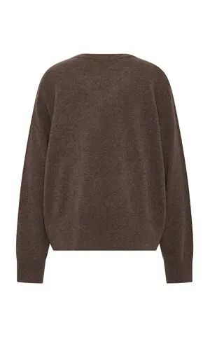 ST. AGNI V Ribbed Cashmere Sweater - Brown