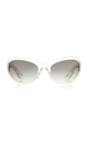 Khaite 1967c Square-frame Acetate Sunglasses