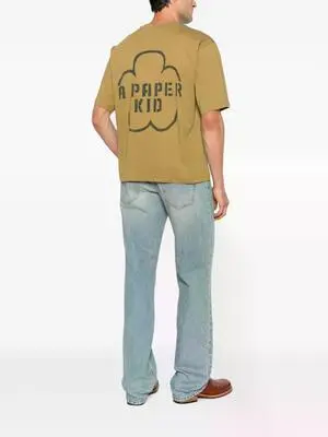 A PAPER KID Logo-print Cotton T-shirt