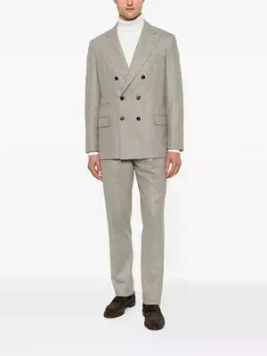 Brunello Cucinelli Double-breasted Wool Suit