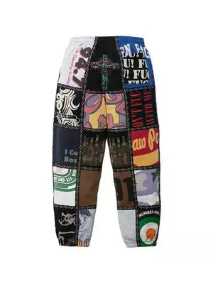Supreme Number Ine Patchwork Track Pants