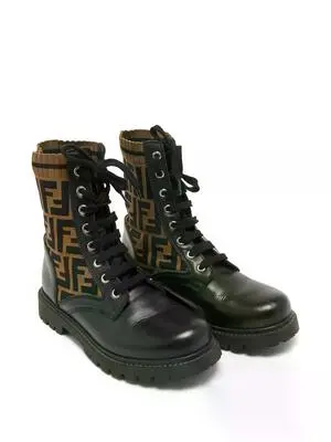 Fendi Rockoko Combat Boots