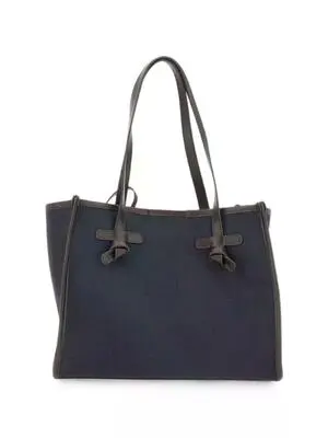 MARCELLA CLUB Leather-trim Shoulder Bag