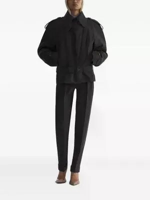 MUGLER Round Jacket - Grey