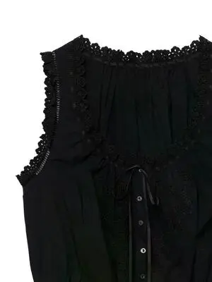 DÔEN Broderie Anglaise Scallop-edge Top