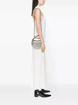 Chloé Small Metallic Leather Kiss Satchel