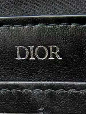Dior 2010-2026 Oblique Canvas And Leather Saddle Zippy Wallet Long Wallets